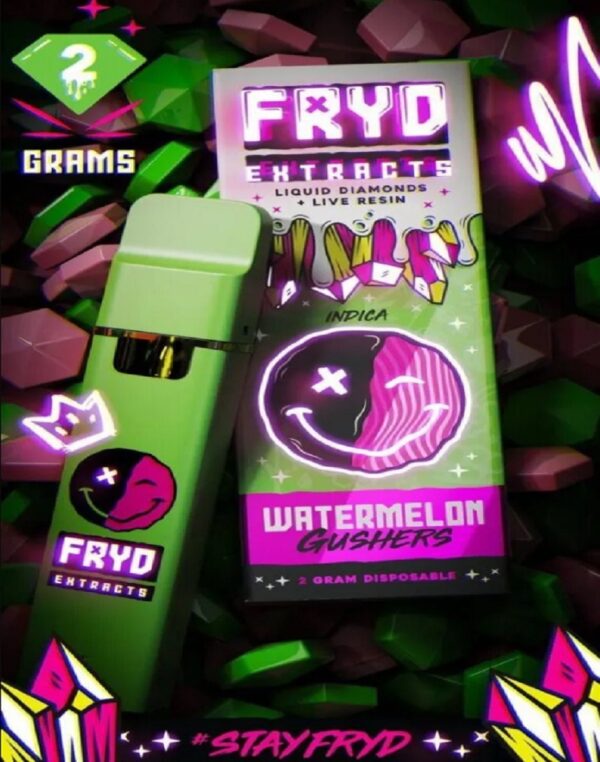 FRYD DISPOSABLE WATERMELON GUSHERS LIQUID DIAMOND - FRYD EXTRACTS